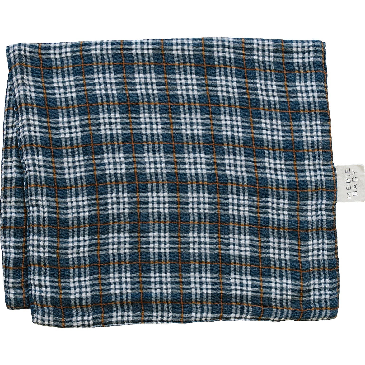 Navy Plaid Muslin Burp Cloth – Blissfully Lavender Boutique