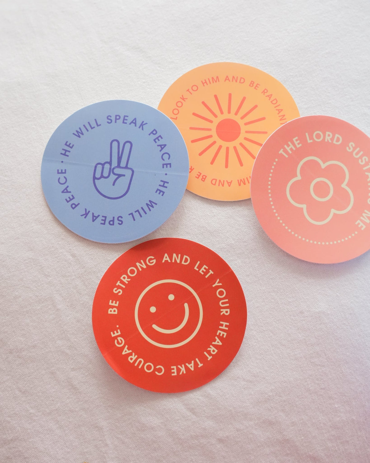 Bible Verse Sticker Set – Psalms for Kids (4-Pack) – Blissfully ...