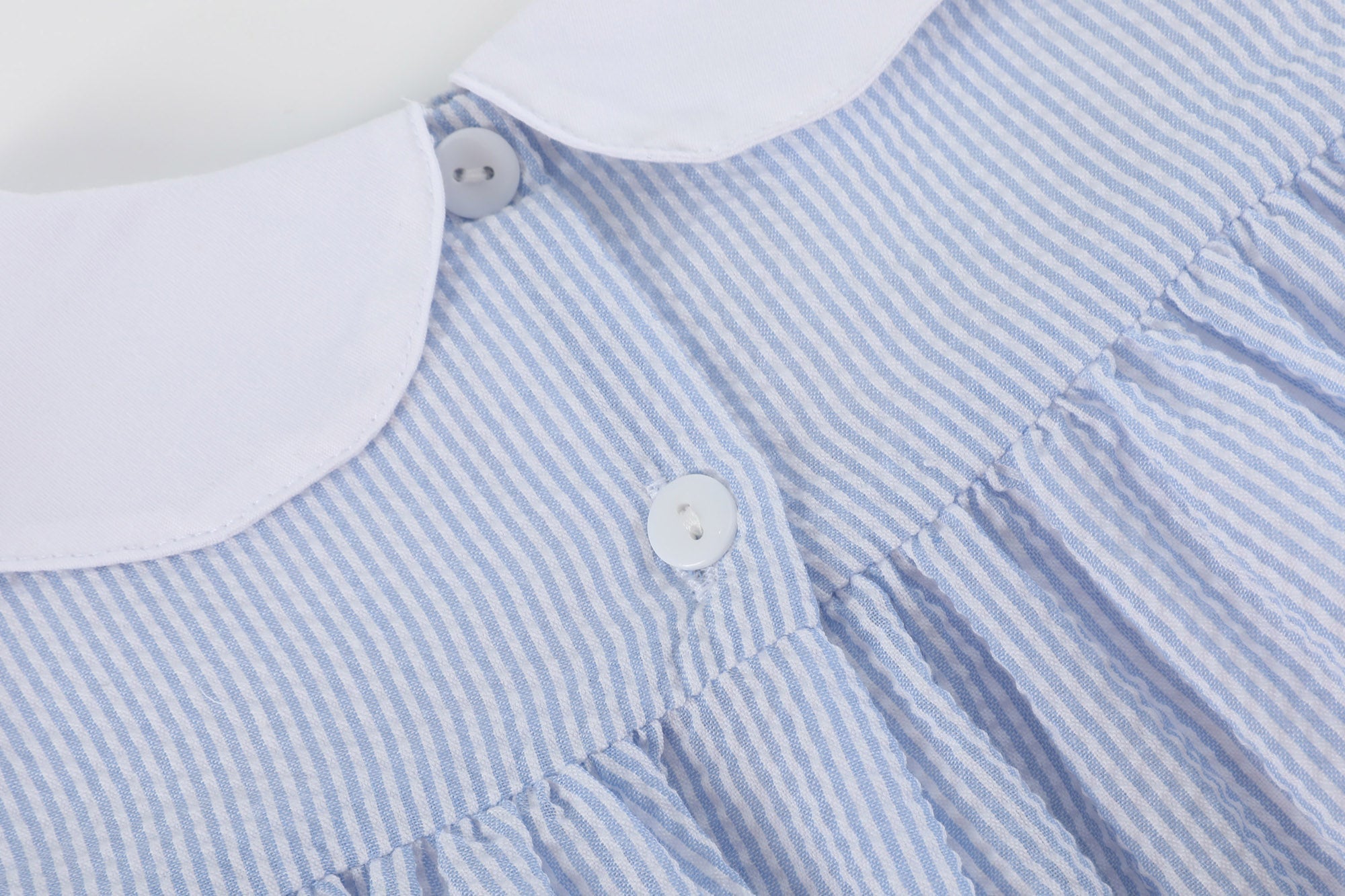 Light Blue Easter Bunny Ruffle Yoke Dress | Adorable Girls’ Springwear ...